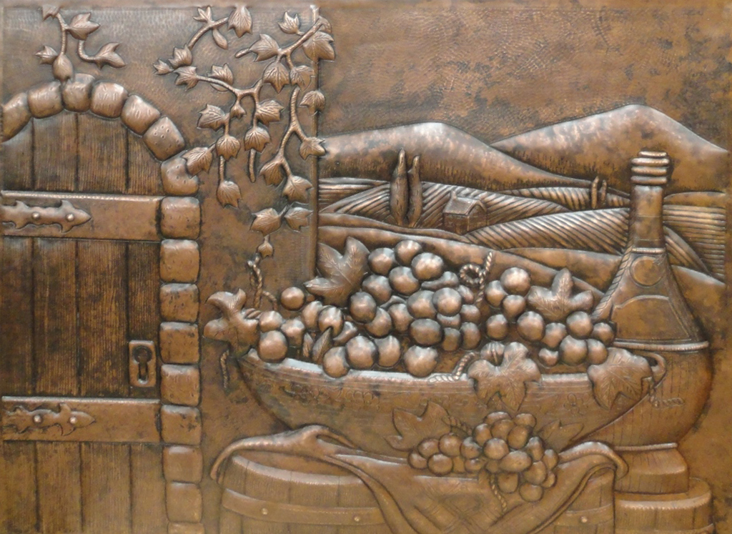 Photos Of Custom Copper Murals - Bath Tubs And More