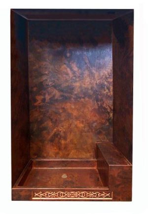 Custom Copper Shower Pan Design Option - Bath Tubs And More