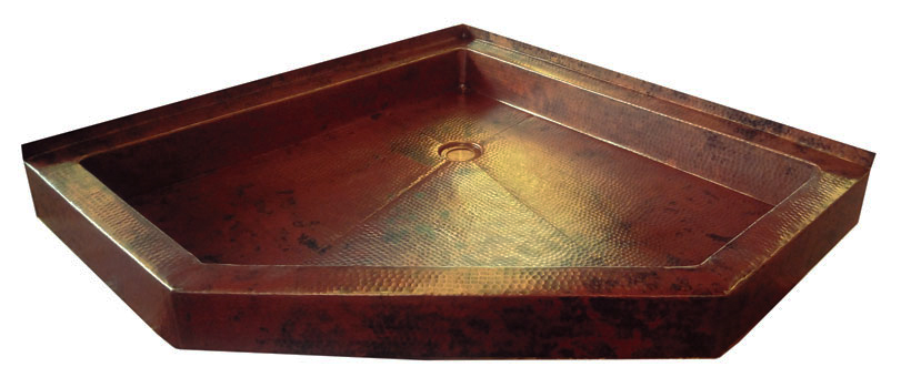 Copper Shower Pans, Custom Build to Any Size - Bath Tubs And More