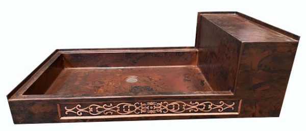 Copper Shower Pans, Custom Build to Any Size - Bath Tubs And More